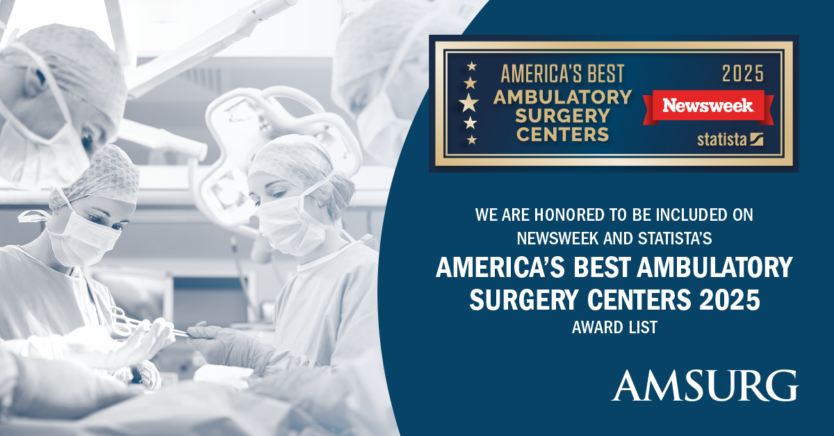 37 AMSURG Centers Included in Newsweek’s America’s Best Ambulatory ...